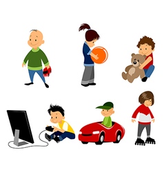 Jacks Game Royalty Free Vector Image - VectorStock