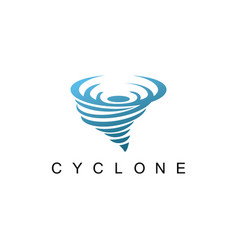 Realistic hurricane cyclone icon typhoon Vector Image