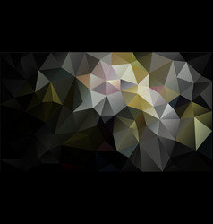 Abstract irregular polygon background yellow gold Vector Image