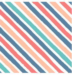 Hand drawn diagonal grunge stripes of pink Vector Image