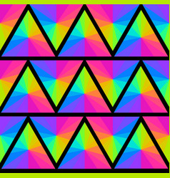 Neon retro pattern multicolored bright Royalty Free Vector