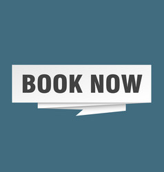 Book now Royalty Free Vector Image - VectorStock