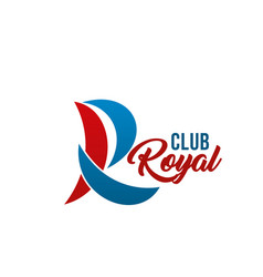 Vip club logo design set luxury golden badge for Vector Image