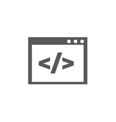 Software programming coding concept code with Vector Image