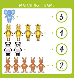 Educational math game for kids Royalty Free Vector Image