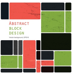 Abstract block template design Royalty Free Vector Image