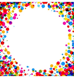 Background with color drops Royalty Free Vector Image