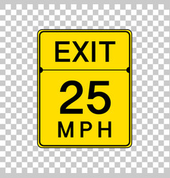 U-turn sign isolated on transparent background Vector Image