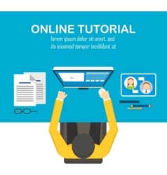 English language learning concept Royalty Free Vector Image