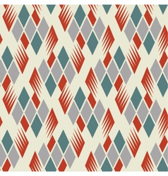 Retro diamond repeat pattern 3 Royalty Free Vector Image