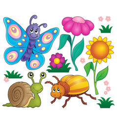 Spring animals collection Royalty Free Vector Image