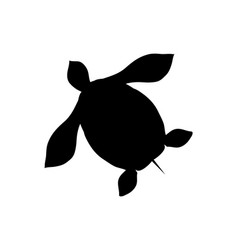 Hawksbill sea turtle pattern Royalty Free Vector Image