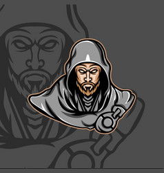 Leader shield esport gaming mascot Royalty Free Vector Image