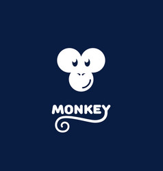 Monkey logo Royalty Free Vector Image - VectorStock