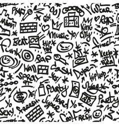 Rap - seamless background Royalty Free Vector Image