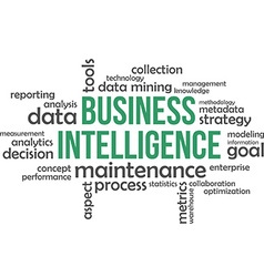 Word cloud business analytics Royalty Free Vector Image