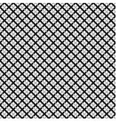 Grid mesh pattern with interlacing lines cross x Vector Image