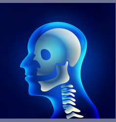 Man brain injury character Royalty Free Vector Image