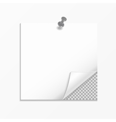 Empty paper sheet Royalty Free Vector Image - VectorStock