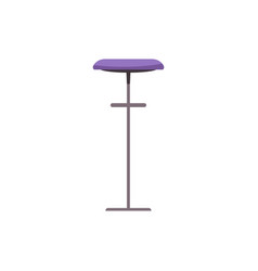 Chair symbol on white backgroundbar stool icon Vector Image