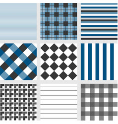 Tartan fabric texture in a square pattern seamless