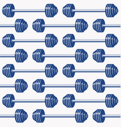 Seamless pattern gym club Royalty Free Vector Image