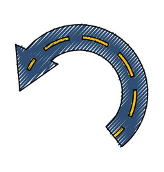 Return arrow symbol Royalty Free Vector Image - VectorStock