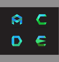 102 logo abc tri Royalty Free Vector Image - VectorStock