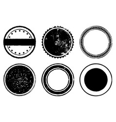 Distressed stamp set Royalty Free Vector Image
