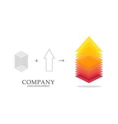 Arrow logo icon Royalty Free Vector Image - VectorStock