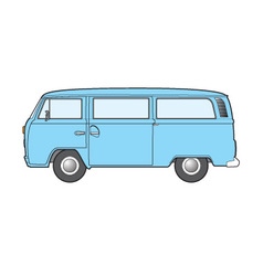 Volkswagen crafter van l3h3 and l4h3 2017-present Vector Image