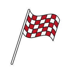 Final lap flags icon image Royalty Free Vector Image
