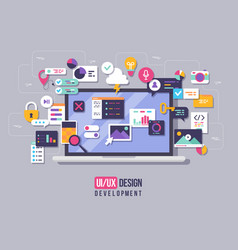 The process of developing interface for digital Vector Image