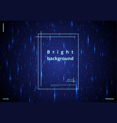 Matrix code stream green data codes screen Vector Image