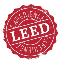 Leed stamp rubber grunge Royalty Free Vector Image