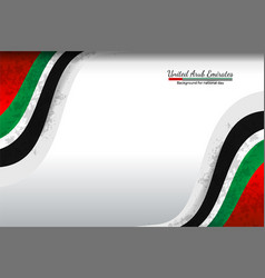 Uae flag background Royalty Free Vector Image - VectorStock
