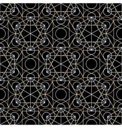 Sacred geometry seamless pattern Royalty Free Vector Image
