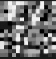 Censorship gray mosaic censored data pixels blur Vector Image