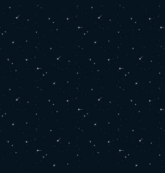 Seamless pattern of the starry sky Royalty Free Vector Image