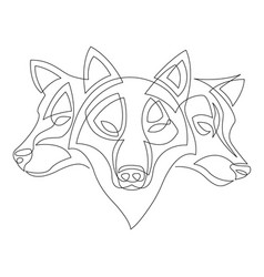 One Line Drawing Wolf Vector Images (over 110)