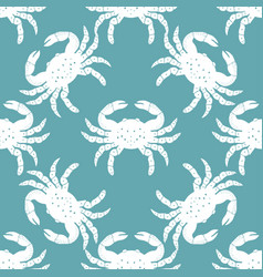 Blue crab vintage Royalty Free Vector Image - VectorStock
