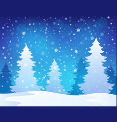Winter theme background 1 Royalty Free Vector Image