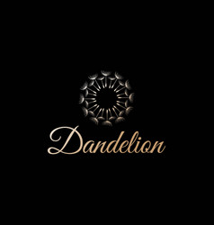 Beauty natural spa dandelion seed Royalty Free Vector Image