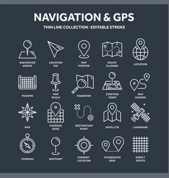 Map and navigation gps coordinates location Vector Image