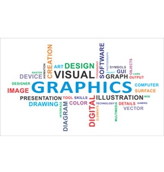 Word cloud graphics Royalty Free Vector Image - VectorStock