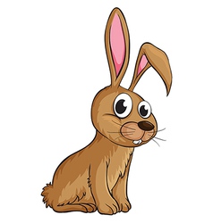 A smiling rabbit Royalty Free Vector Image - VectorStock