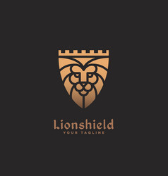 Lion head symbol Royalty Free Vector Image - VectorStock