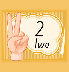 Kids Hands Gesture Numbers Vector Images (over 120)