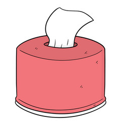 Tissue paper cartoon Royalty Free Vector Image