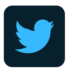 Twitter default logo icon Royalty Free Vector Image